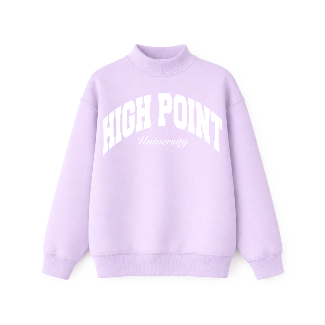 High Point University Cursive Mockneck – 2 Threads By Edmonds